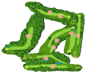 Turkey Run Golf Club()のゴルフ場コースガイド - Shot Naviゴルフ場ガイド