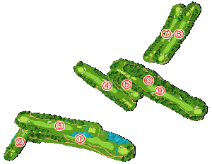 Darlington Golf Course & DR()のゴルフ場コースガイド - Shot Naviゴルフ場ガイド