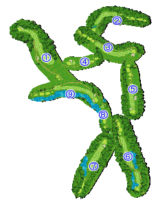 Crossings Golf Club()のゴルフ場コースガイド - Shot Naviゴルフ場ガイド