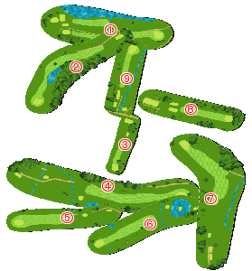 Scott Lake Golf & Country Club()のゴルフ場コースガイド - Shot Naviゴルフ場ガイド