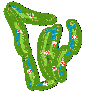 Glade One Golf Club()のゴルフ場コースガイド - Shot Naviゴルフ場ガイド