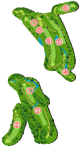 Cedar Bend Golf Club()のゴルフ場コースガイド - Shot Naviゴルフ場ガイド