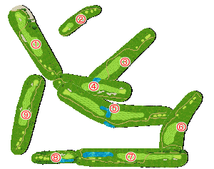 Los Lagos Golf Club()のゴルフ場コースガイド - Shot Naviゴルフ場ガイド