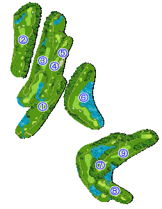 Eagles Landing Golf Course()のゴルフ場コースガイド - Shot Naviゴルフ場ガイド