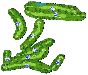 Black Hall Club()のゴルフ場コースガイド - Shot Naviゴルフ場ガイド