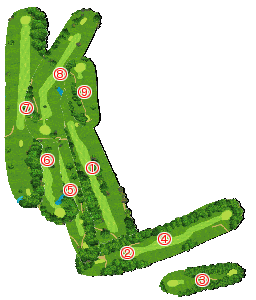 Sunset Hill Golf Club()のゴルフ場コースガイド - Shot Naviゴルフ場ガイド
