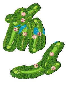 Woodhaven Golf Course()のゴルフ場コースガイド - Shot Naviゴルフ場ガイド