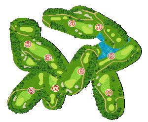Nickol Knoll Golf Club - Par 3 Course()のゴルフ場コースガイド - Shot Naviゴルフ場ガイド