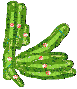 Oak Park Country Club()のゴルフ場コースガイド - Shot Naviゴルフ場ガイド