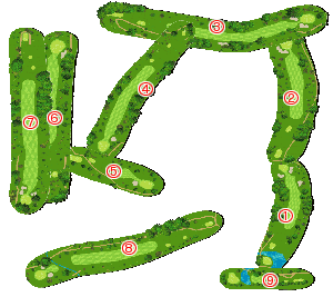 Park Hills Golf Club()のゴルフ場コースガイド - Shot Naviゴルフ場ガイド