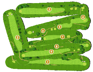 Gibbon Valley View Golf Club()のゴルフ場コースガイド - Shot Naviゴルフ場ガイド