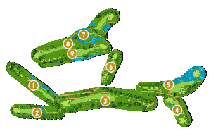 Hurricane Golf Country Club - Bryant()のゴルフ場コースガイド - Shot Naviゴルフ場ガイド
